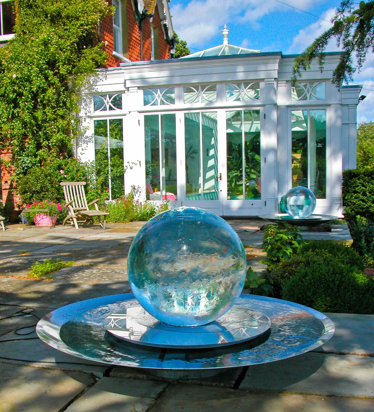 Sphere Fountains & Water Features For Your Garden | Allison Armour