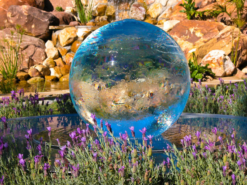 Orb Fountains & Orb Water Fountains - Allison Armour Sphere Fountain